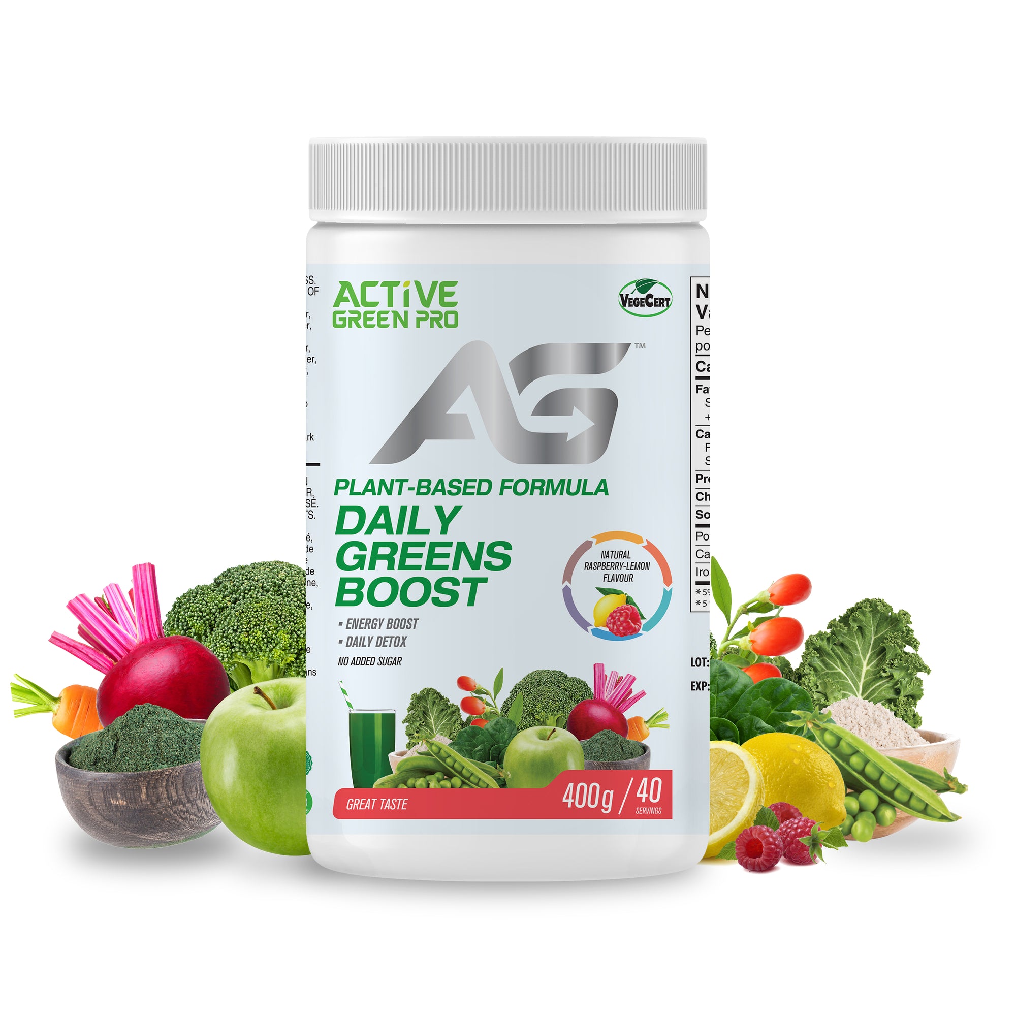 Daily Green Boost - Greens Powder: EASY TO MIX | Active Green Pro